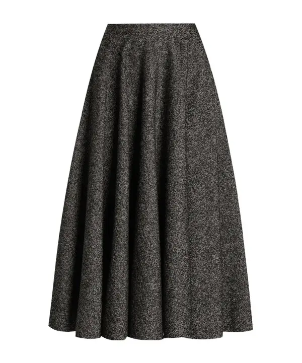 Dolce & Gabbana Dolce Gabbana Pleated Flared Midi Skirt