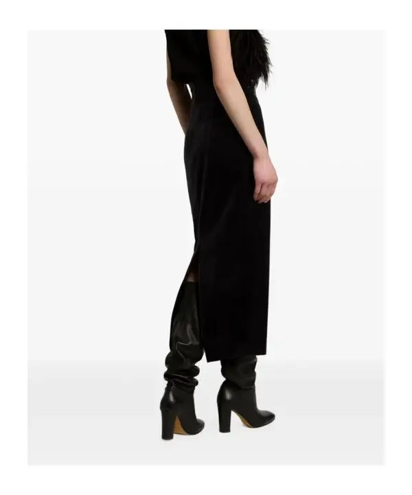 Alberta Ferretti Back-slit Skirt