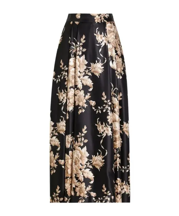 Dolce & Gabbana Dolce Gabbana Rose Printed Midi Skirt