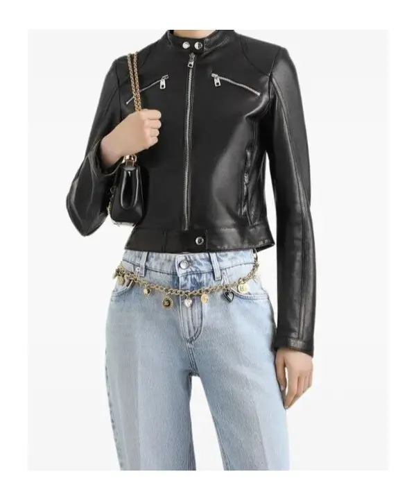 Dolce & Gabbana Biker-style Leather Jacket