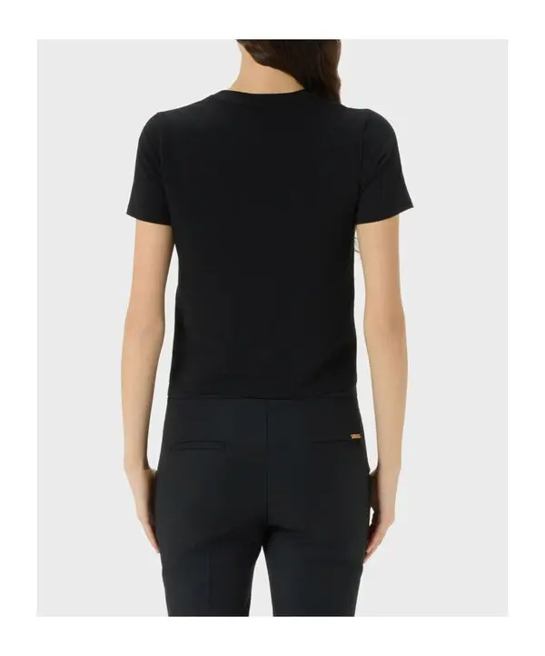 Blumarine T-shirt In Jersey Con Stampa E Logo