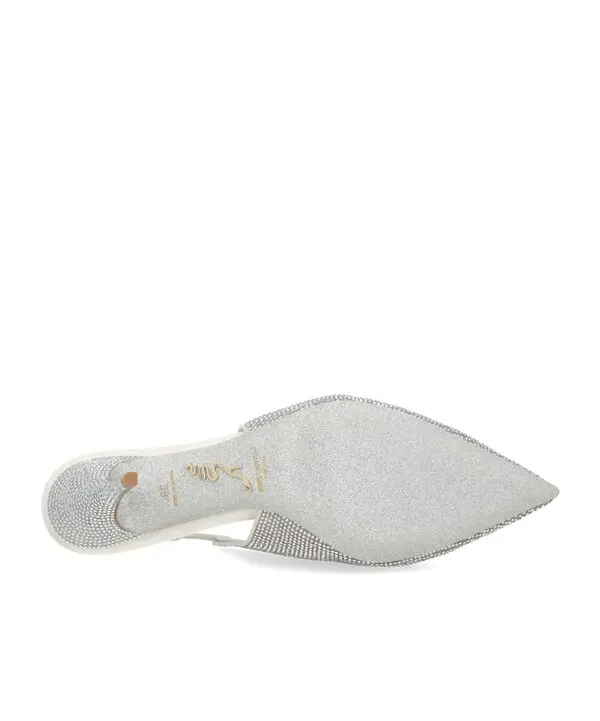 Rene Caovilla Crystal Slingback Heeled Pumps