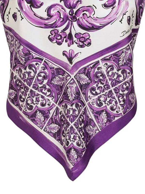 Dolce & Gabbana Dolce Gabbana Majolica-printed Top
