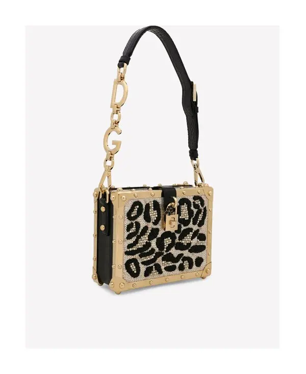 Dolce & Gabbana Dolce Box Leopard-pattern Bag