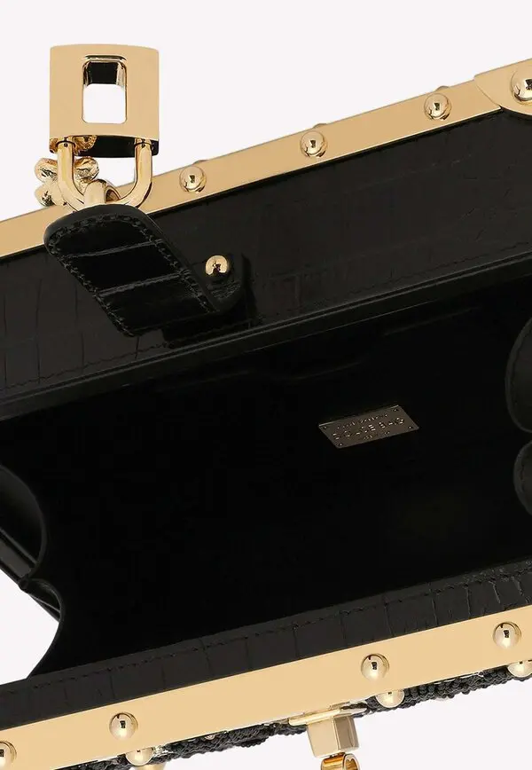 Dolce & Gabbana Dolce Box Leopard-pattern Bag