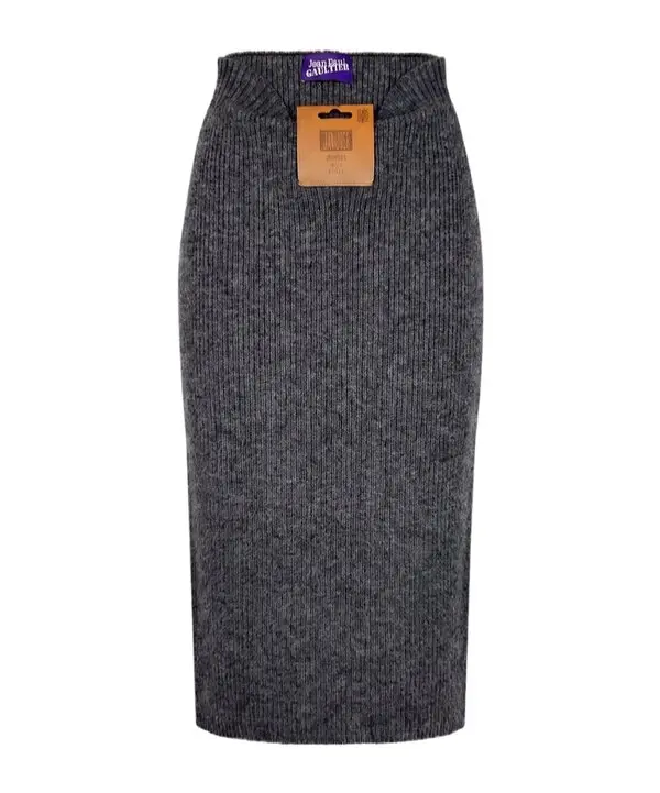 JEAN PAUL GAULTIER Ribbed Knit Skirt
