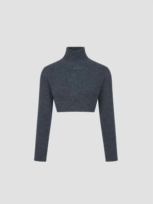 JEAN PAUL GAULTIER Turtleneck Knit Top