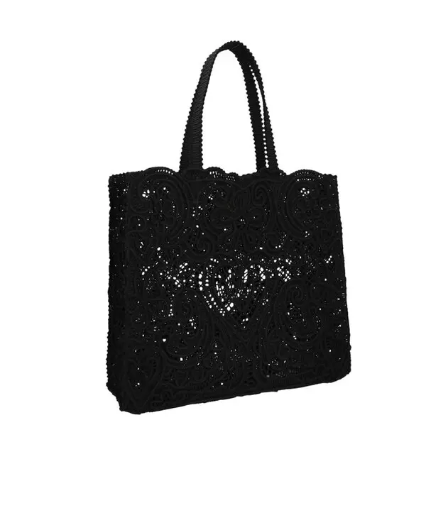 Dolce & Gabbana Dolce Gabbana Beatrice Lace Tote Bag