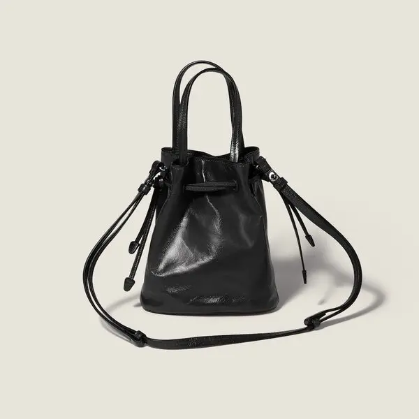 Miu Miu Shiny Leather Pouch