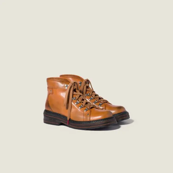 Miu Miu Leather Booties