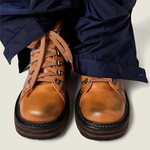 Miu Miu Leather Booties
