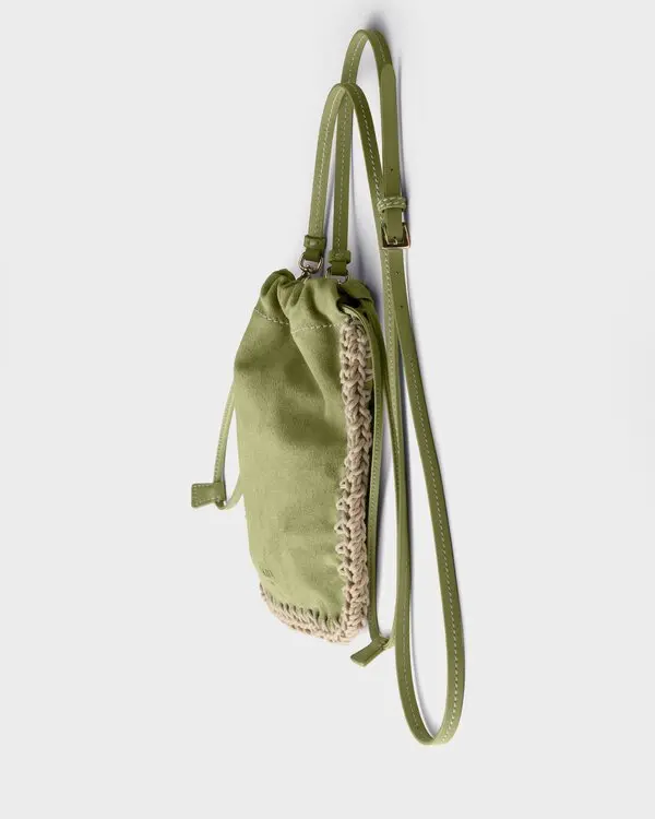 Prada Suede Smartphone Case - Agave