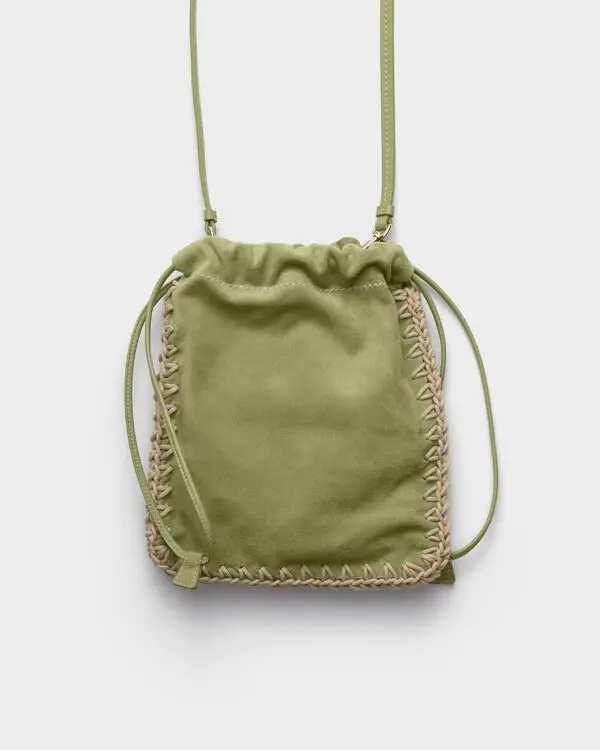 Prada Suede Smartphone Case - Agave