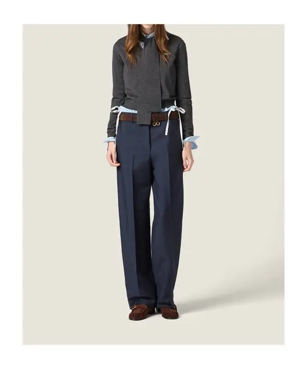 Miu Miu Stretch Wool Pants