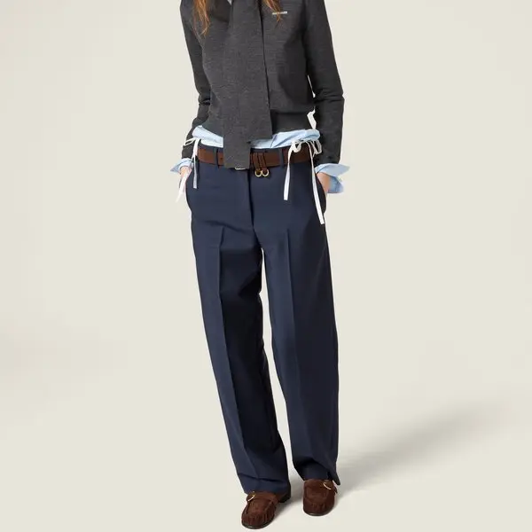 Miu Miu Stretch Wool Pants