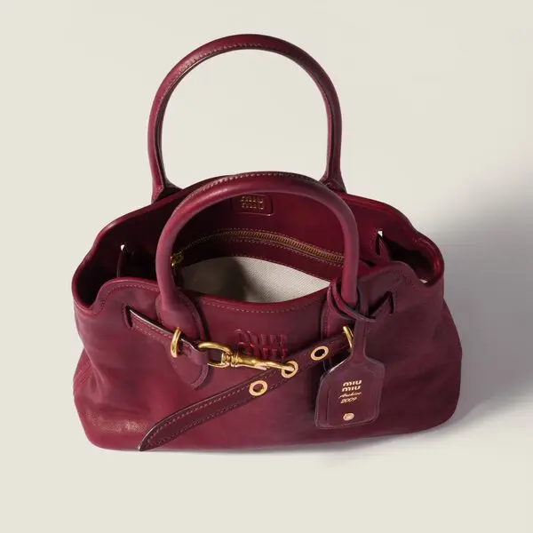 Miu Miu Aventure Nappa Leather Bag