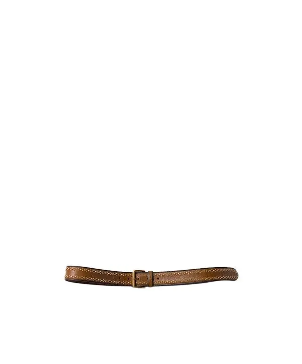 Miu Miu Leather Belt - Brandy