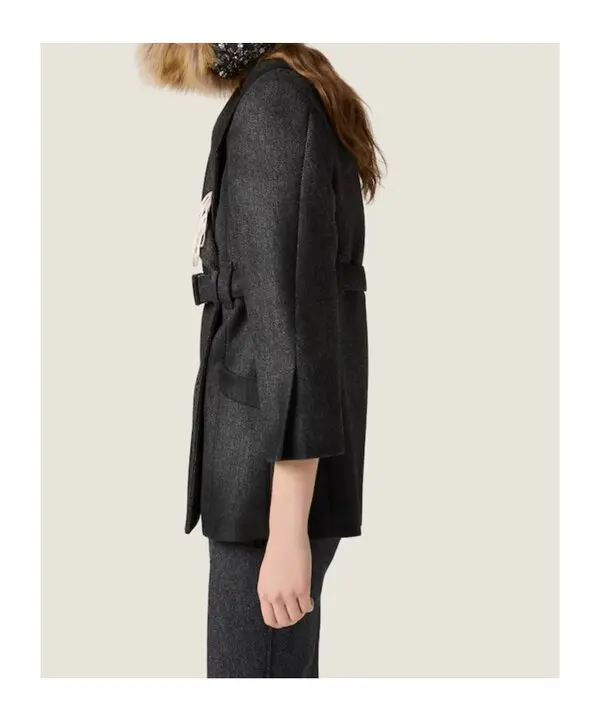 Miu Miu Double-breasted Double Wool Jacket