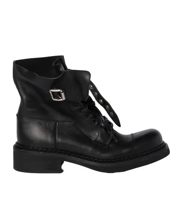 Miu Miu Leather Booties