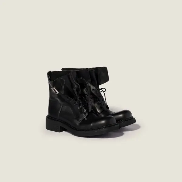 Miu Miu Leather Booties