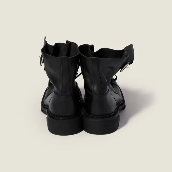 Miu Miu Leather Booties