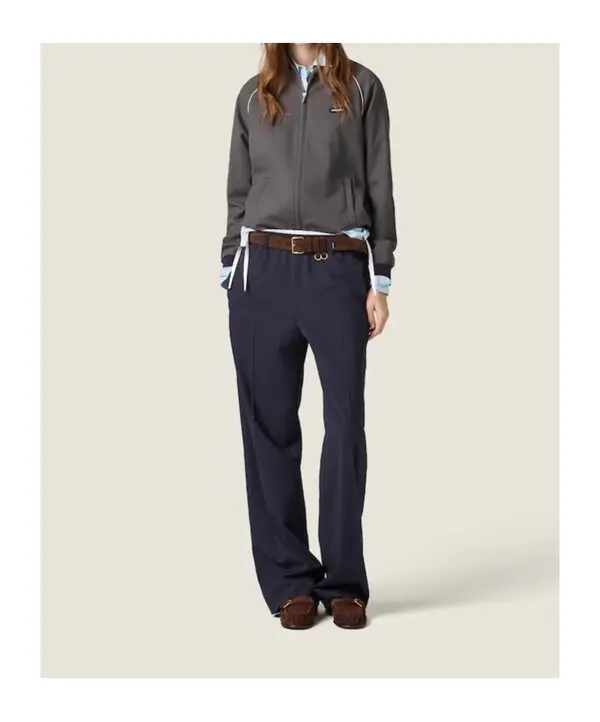 Miu Miu Long-sleeved Casual Jacket