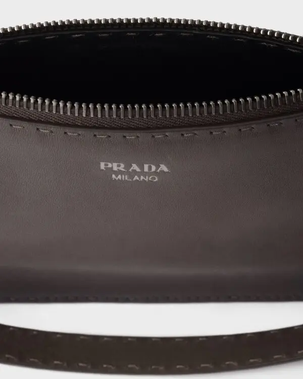 Prada Antiqued Leather Pouch