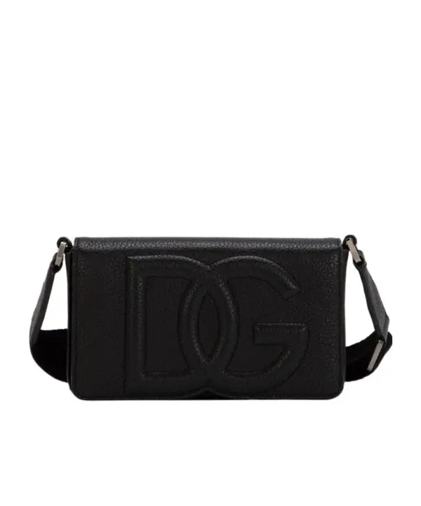 Dolce & Gabbana Dolce Gabbana Logo Embossed Mini Bag - Black
