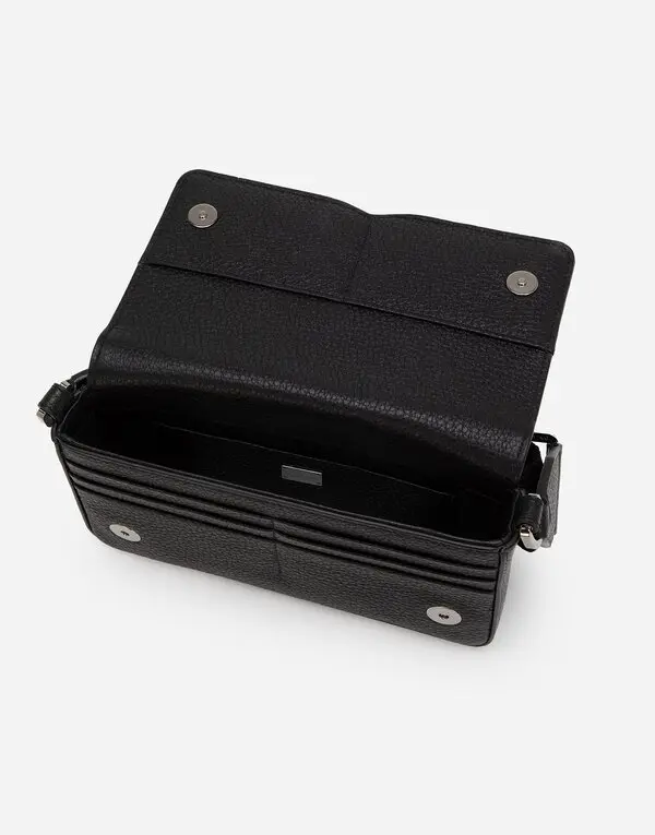 Dolce & Gabbana Dolce Gabbana Logo Embossed Mini Bag - Black