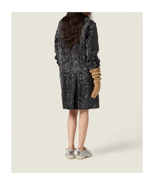 Miu Miu Reversible Wool And Chekiang Coat