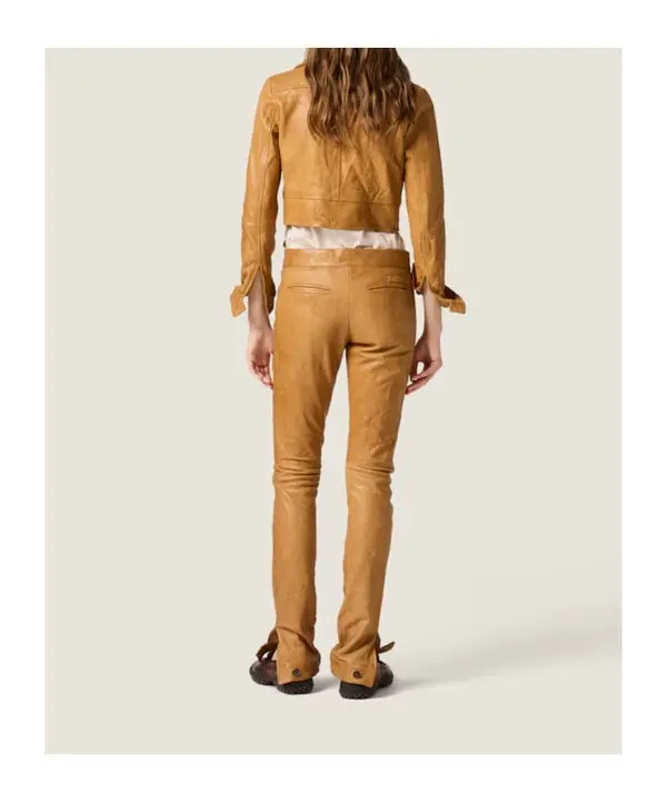 Miu Miu Leather Blouson Jacket