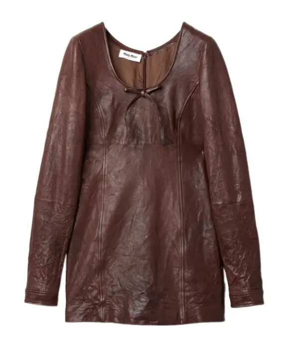 Miu Miu Leather Dress