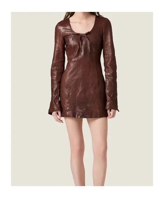 Miu Miu Leather Dress