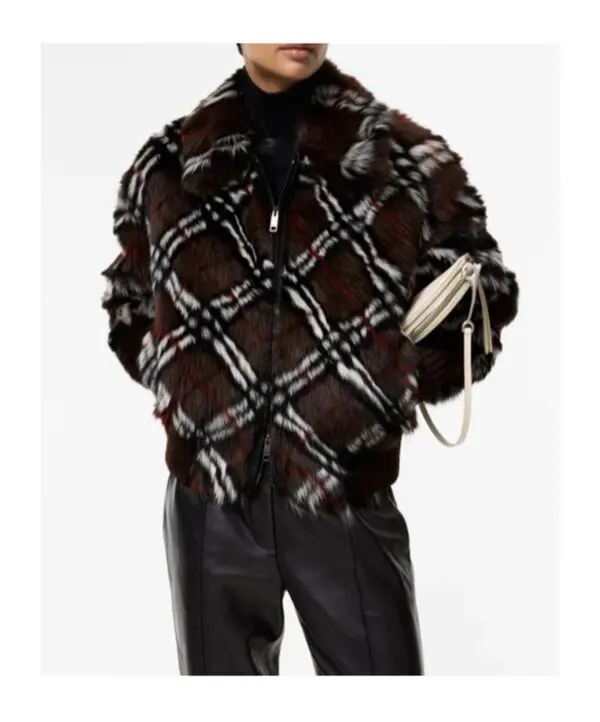 Burberry Check Shearling Lisvane Jacket