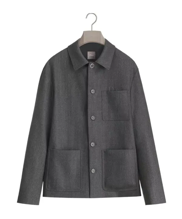 Dior Workwear Jacket With Embroidery