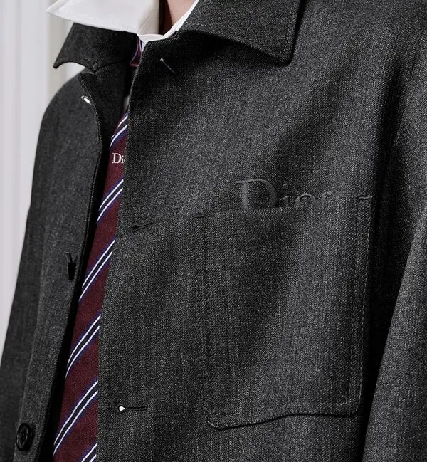 Dior Workwear Jacket With Embroidery