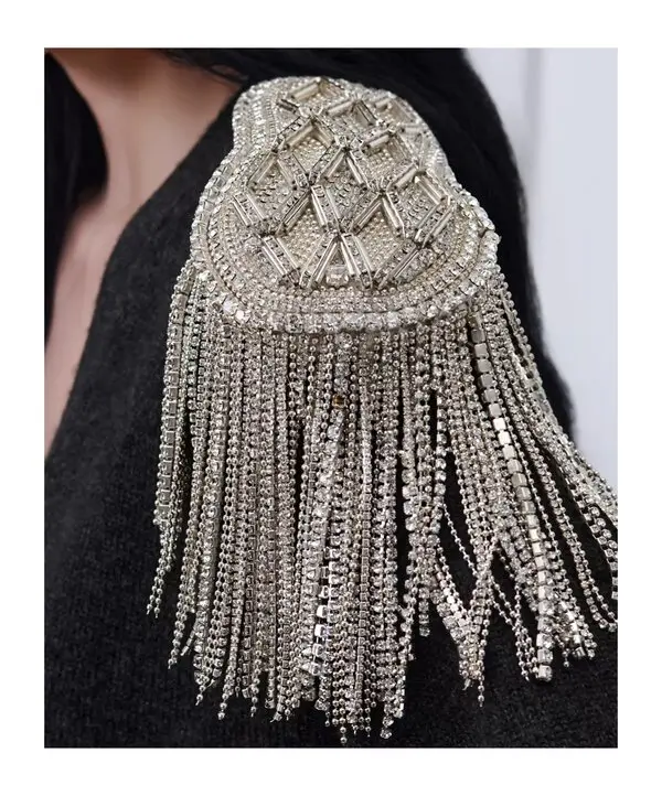 Dior Oversized Cardigan With Embroidered Epaulets