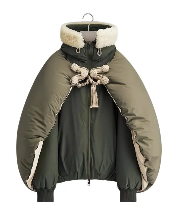 Dior Puffer Jacket With Cape