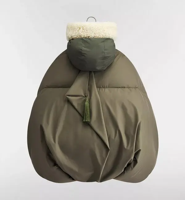 Dior Puffer Jacket With Cape