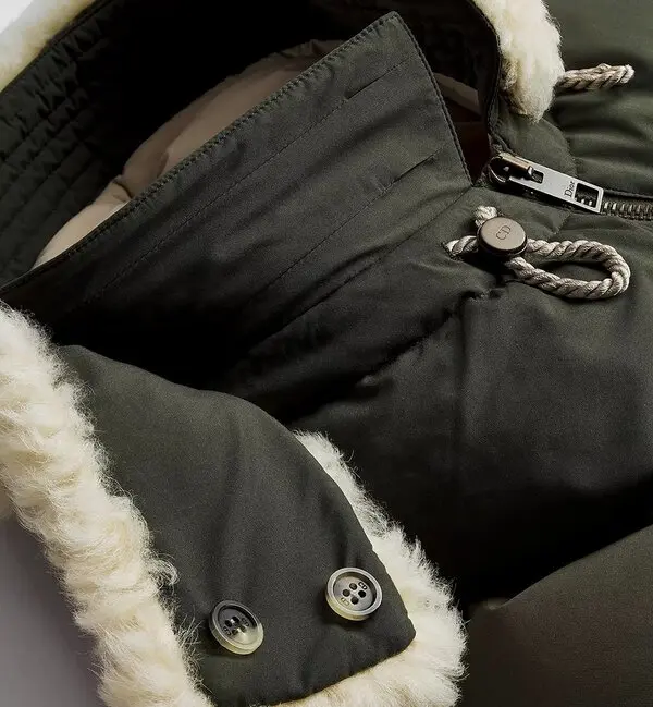 Dior Puffer Jacket With Cape