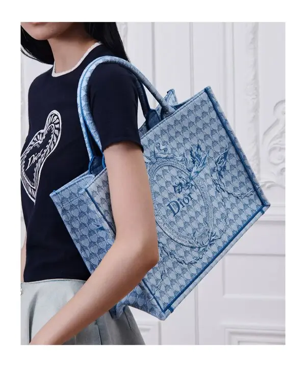 Dior Qixi Medium Book Tote With Strap