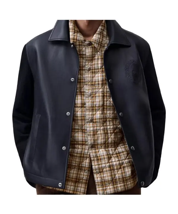 Dior Long-sleeve Leather Jacket