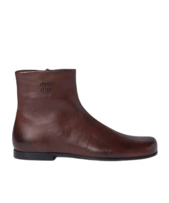 Miu Miu Leather Booties