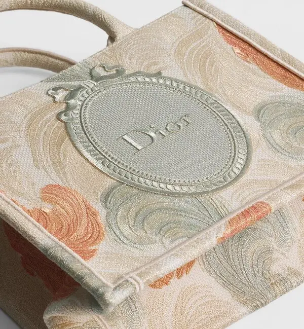Dior Small Book Tote With Strap