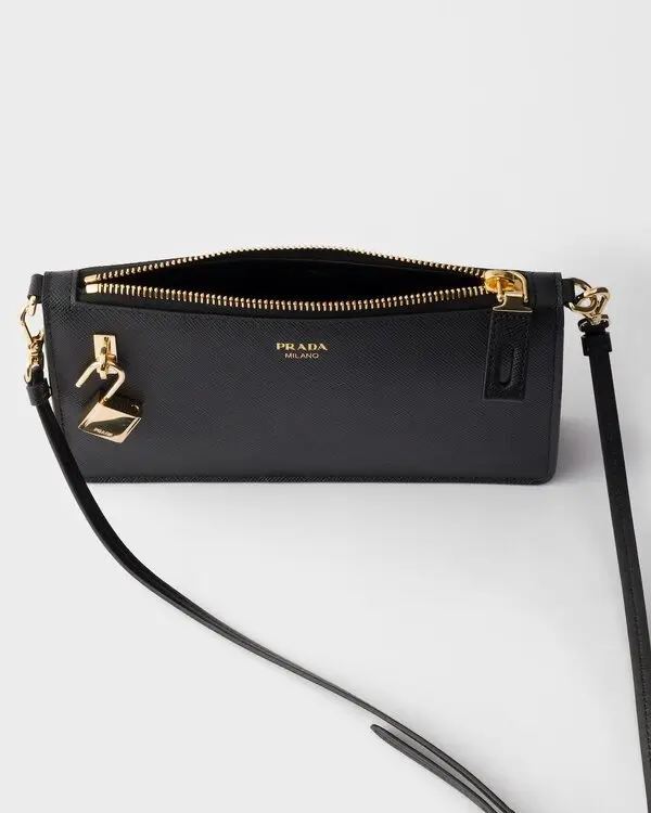 Prada Saffiano Leather Smartphone Pouch