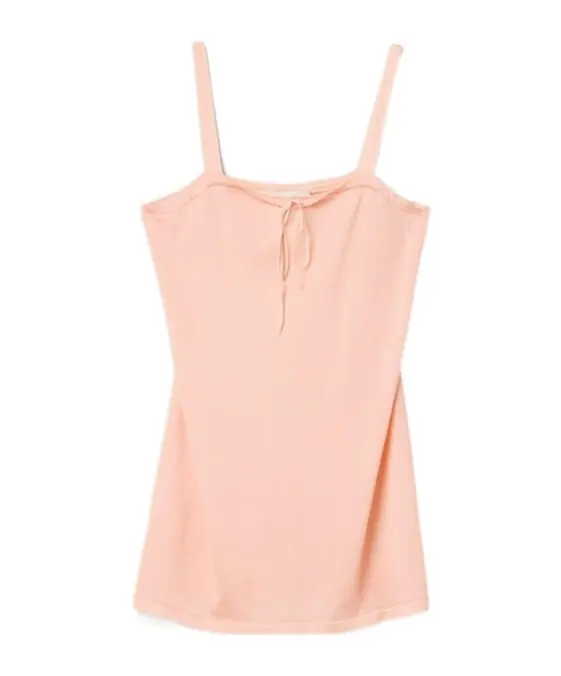 Miu Miu Silk Mini-dress - Peach