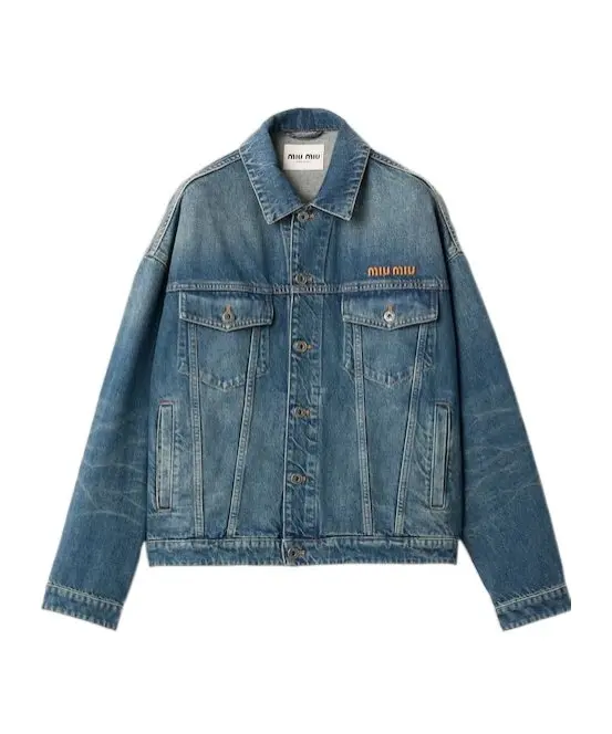 Miu Miu Denim Blouson Jacket