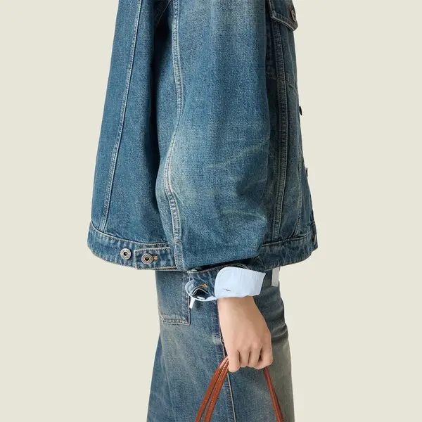 Miu Miu Denim Blouson Jacket