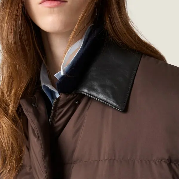 Miu Miu Technical Pongé Down Vest