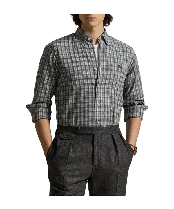 Polo Ralph Lauren Check Longsleeve Shirt - Grey